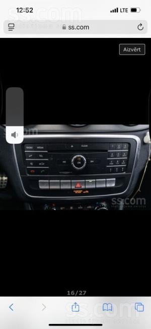 Black Mercedes-Benz CLA 180 2017 in Saldus, with an engine capacity of 1.60 L and mileage of 191 thousand km for 15200 €, photo 16 on AUTOMOTO.COM.LV