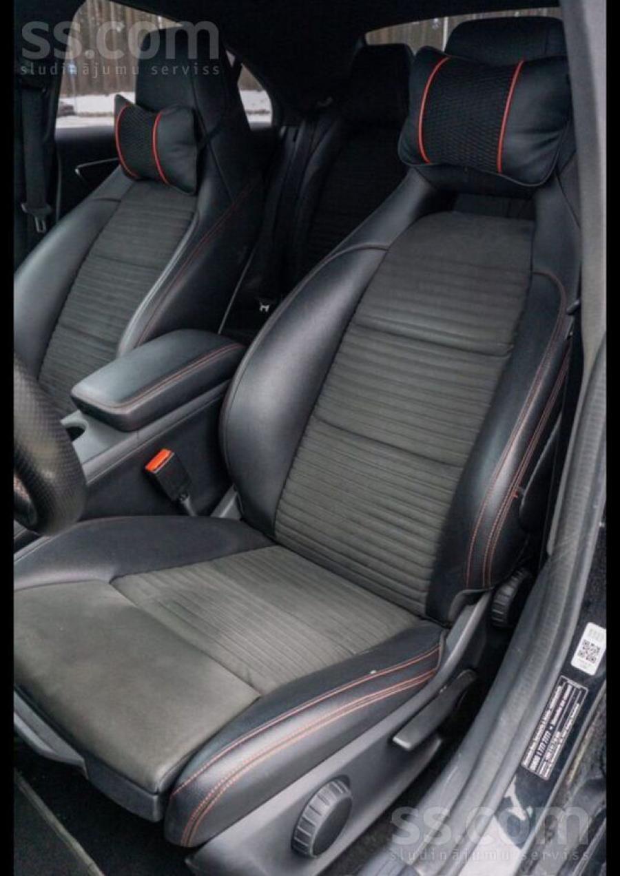 Black Mercedes-Benz CLA 180 2017 in Saldus, with an engine capacity of 1.60 L and mileage of 191 thousand km for 15200 €, photo 22 on AUTOMOTO.COM.LV