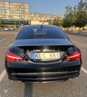Black Mercedes-Benz CLA 180 2017 in Vilnius, with an engine capacity of 1.60 L and mileage of 38 thousand km for 21450 €, photo 3 on AUTOMOTO.COM.LV