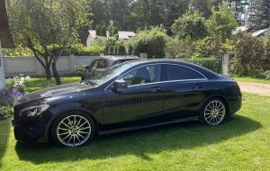 Black Mercedes-Benz CLA 180 2017 in Vilnius, with an engine capacity of 1.60 L and mileage of 38 thousand km for 21450 €, photo 7 on AUTOMOTO.COM.LV