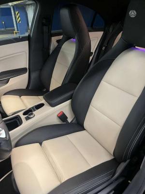 Black Mercedes-Benz CLA 180 2017 in Vilnius, with an engine capacity of 1.60 L and mileage of 38 thousand km for 21450 €, photo 14 on AUTOMOTO.COM.LV
