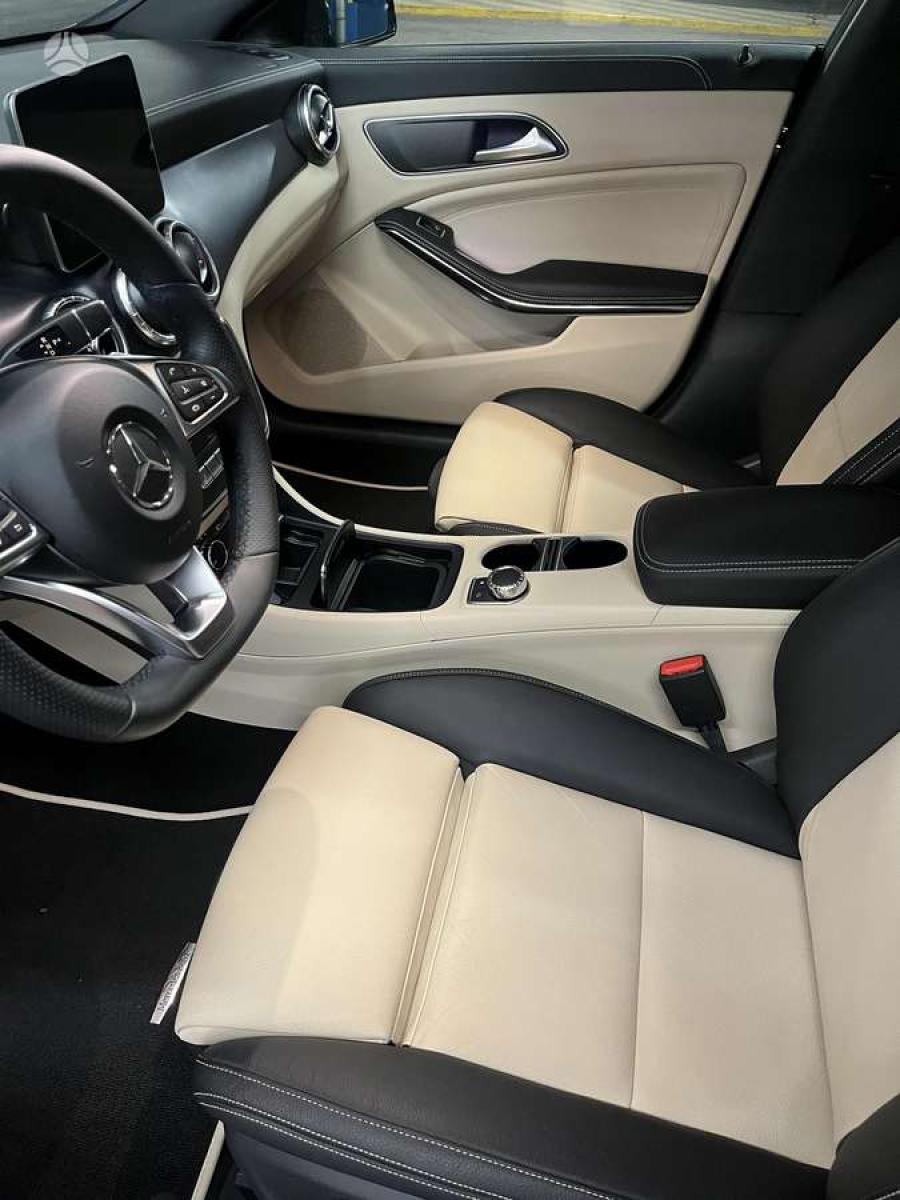 Black Mercedes-Benz CLA 180 2017 in Vilnius, with an engine capacity of 1.60 L and mileage of 38 thousand km for 21450 €, photo 18 on AUTOMOTO.COM.LV