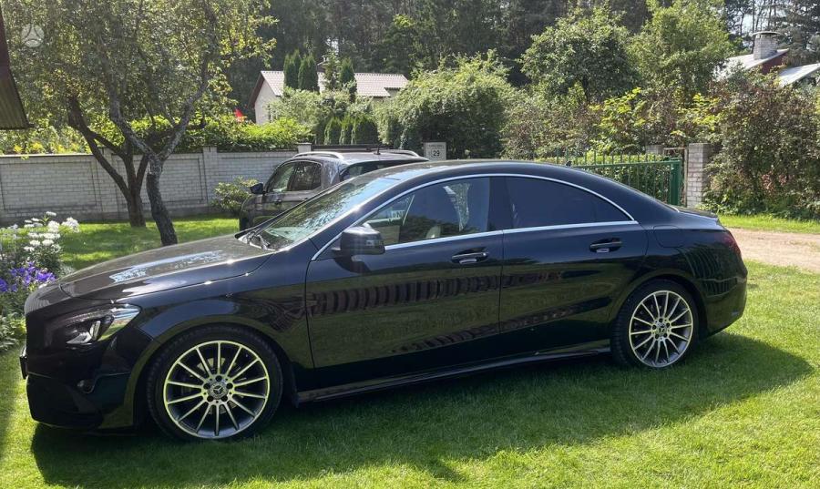 Black Mercedes-Benz CLA 180 2017 in Vilnius, with an engine capacity of 1.60 L and mileage of 38 thousand km for 21450 €, photo 24 on AUTOMOTO.COM.LV