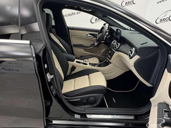 Black Mercedes-Benz CLA 180 2017 in Vilnius, with an engine capacity of 1.60 L and mileage of 38 thousand km for 19450 €, photo 6 on AUTOMOTO.COM.LV