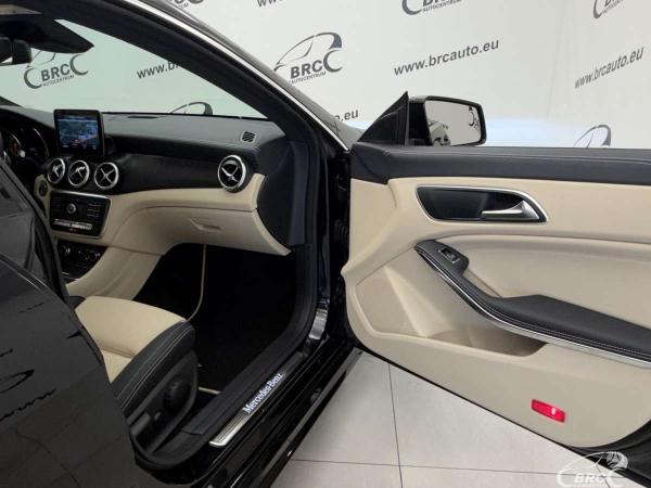 Black Mercedes-Benz CLA 180 2017 in Vilnius, with an engine capacity of 1.60 L and mileage of 38 thousand km for 19450 €, photo 11 on AUTOMOTO.COM.LV