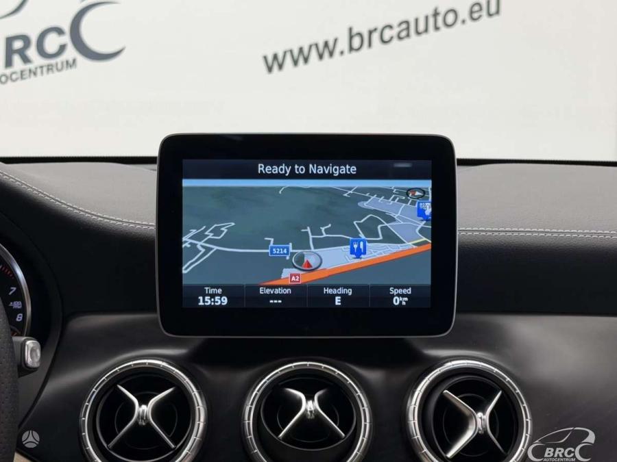 Black Mercedes-Benz CLA 180 2017 in Vilnius, with an engine capacity of 1.60 L and mileage of 38 thousand km for 19450 €, photo 18 on AUTOMOTO.COM.LV