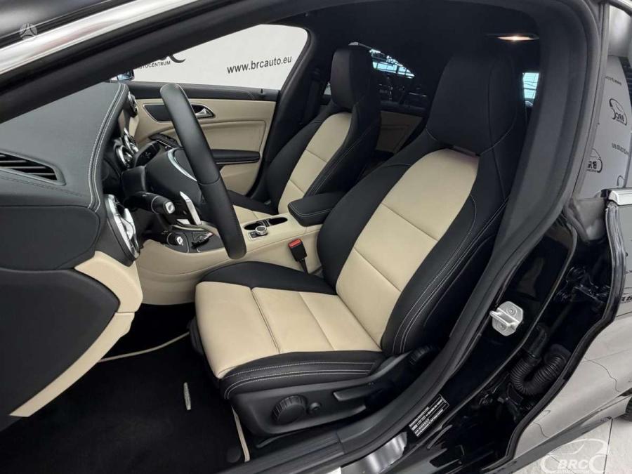 Black Mercedes-Benz CLA 180 2017 in Vilnius, with an engine capacity of 1.60 L and mileage of 38 thousand km for 19450 €, photo 25 on AUTOMOTO.COM.LV