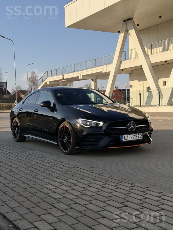 Black Mercedes-Benz CLA 180 2019 in Rezekne, with an engine capacity of 1.40 L and mileage of 168 thousand km for 26500 €, photo 4 on AUTOMOTO.COM.LV