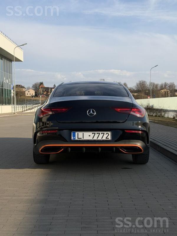 Black Mercedes-Benz CLA 180 2019 in Rezekne, with an engine capacity of 1.40 L and mileage of 168 thousand km for 26500 €, photo 6 on AUTOMOTO.COM.LV