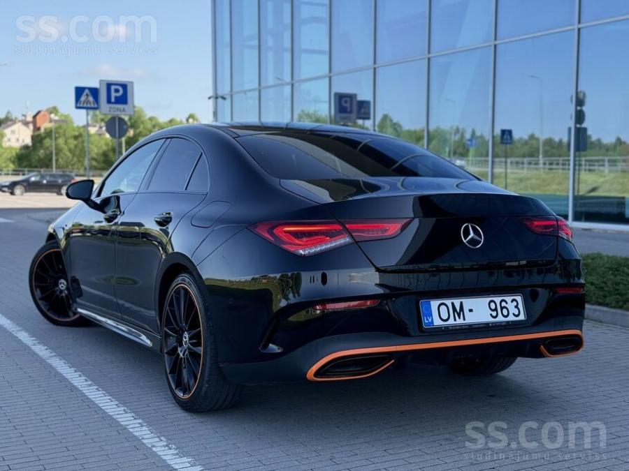 Black Mercedes-Benz CLA 180 2019 in Rezekne, with an engine capacity of 1.30 L and mileage of 168 thousand km for 22490 €, photo 5 on AUTOMOTO.COM.LV