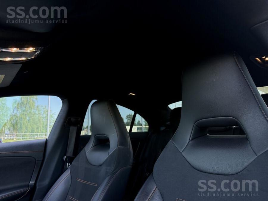Black Mercedes-Benz CLA 180 2019 in Rezekne, with an engine capacity of 1.30 L and mileage of 168 thousand km for 22490 €, photo 19 on AUTOMOTO.COM.LV