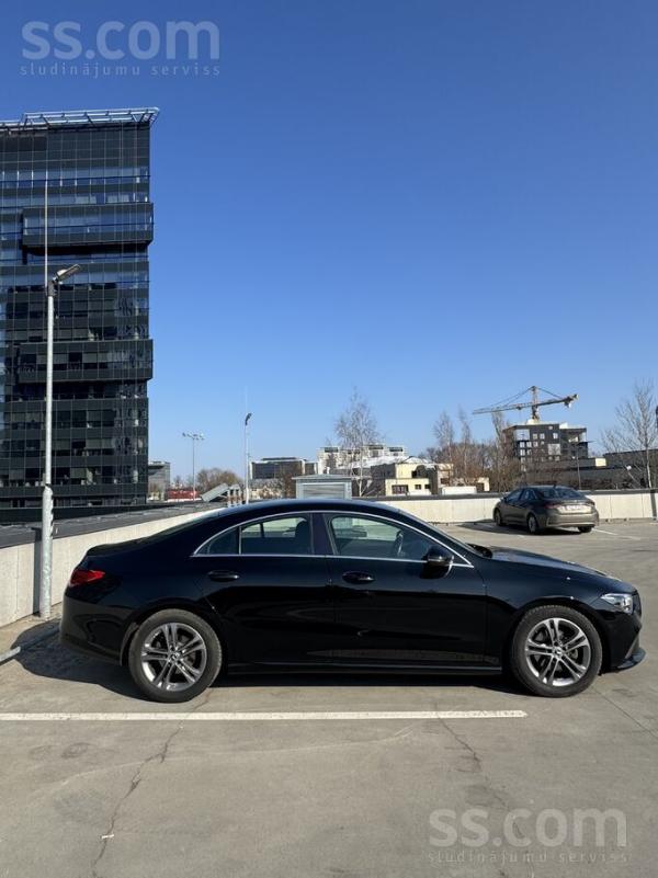 Black Mercedes-Benz CLA 180 2019 in Riga, with an engine capacity of 1.50 L and mileage of 89 thousand km for 20500 €, photo 5 on AUTOMOTO.COM.LV