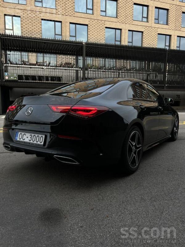 Black Mercedes-Benz CLA 180 2020 in Riga, with an engine capacity of 1.40 L and mileage of 84 thousand km for 26500 €, photo 3 on AUTOMOTO.COM.LV