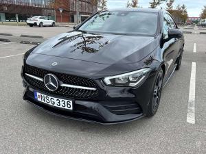 Black Mercedes-Benz CLA 180 2020 in Klaipeda, with an engine capacity of 1.33 L and mileage of 88 thousand km for 25000 €, photo  on AUTOMOTO.COM.LV