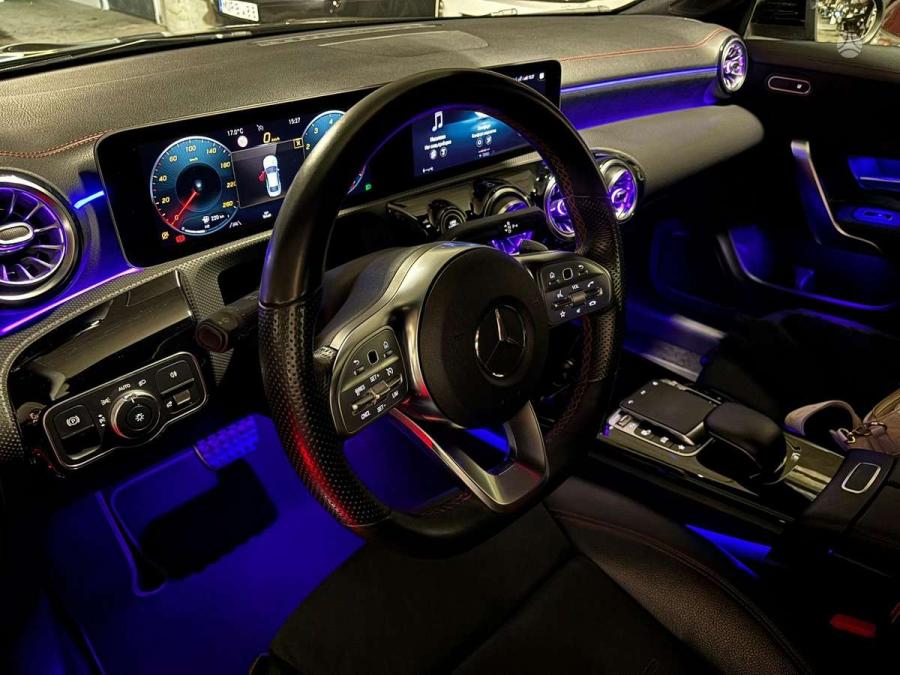 Black Mercedes-Benz CLA 180 2020 in Klaipeda, with an engine capacity of 1.33 L and mileage of 88 thousand km for 25000 €, photo 17 on AUTOMOTO.COM.LV