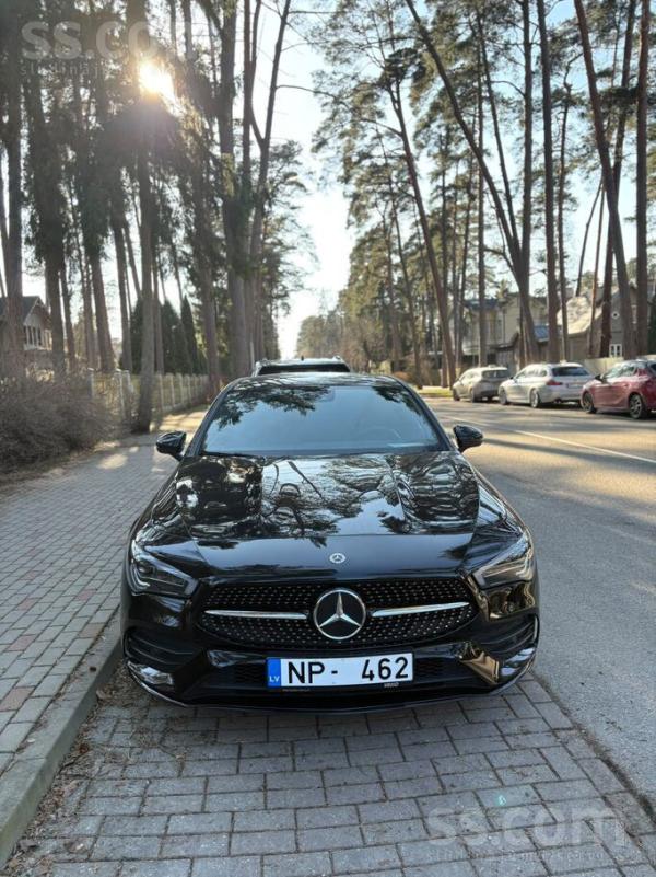 Black Mercedes-Benz CLA 180 2023 in Riga, with an engine capacity of 1.30 L and mileage of 38 thousand km for 27000 €, photo 6 on AUTOMOTO.COM.LV