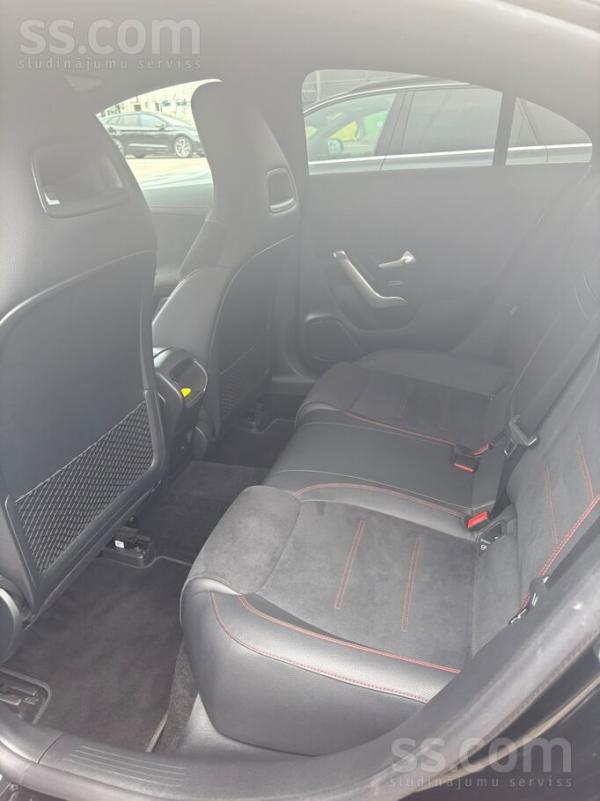 Black Mercedes-Benz CLA 180 2023 in Riga, with an engine capacity of 1.30 L and mileage of 38 thousand km for 27000 €, photo 7 on AUTOMOTO.COM.LV