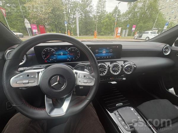 Black Mercedes-Benz CLA 180 2023 in Riga, with an engine capacity of 1.30 L and mileage of 38 thousand km for 27000 €, photo 9 on AUTOMOTO.COM.LV