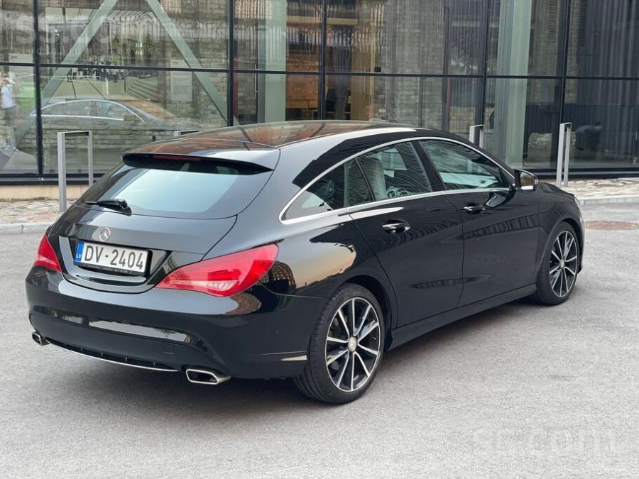 Black Mercedes-Benz CLA 180 2015 in Riga, with an engine capacity of 1.60 L and mileage of 138 thousand km for 13500 €, photo 4 on AUTOMOTO.COM.LV