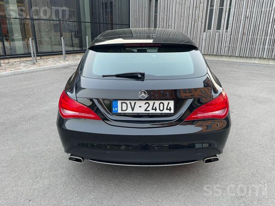 Black Mercedes-Benz CLA 180 2015 in Riga, with an engine capacity of 1.60 L and mileage of 138 thousand km for 13500 €, photo 7 on AUTOMOTO.COM.LV