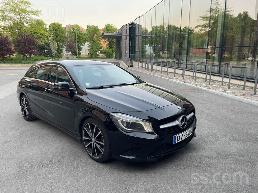 Black Mercedes-Benz CLA 180 2015 in Riga, with an engine capacity of 1.60 L and mileage of 138 thousand km for 13500 €, photo 8 on AUTOMOTO.COM.LV