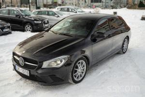 Melns Mercedes-Benz CLA 180 2015 Liepāja, ar dzinēja tilpumu 1.60 L un nobraukumu 211 tūkst. km par 12900 €, foto  vietnē AUTOMOTO.COM.LV