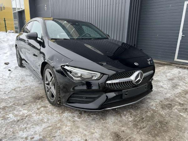 Black Mercedes-Benz CLA 180 2020 in Alytus, with an engine capacity of 1.46 L and mileage of 60 thousand km for 11800 €, photo 2 on AUTOMOTO.COM.LV