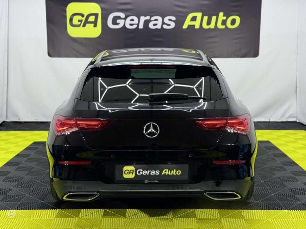 Black Mercedes-Benz CLA 180 2020 in Vilnius, with an engine capacity of 1.33 L and mileage of 57 thousand km for 19700 €, photo 5 on AUTOMOTO.COM.LV