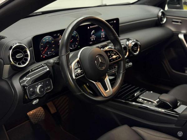 Black Mercedes-Benz CLA 180 2020 in Vilnius, with an engine capacity of 1.33 L and mileage of 57 thousand km for 19700 €, photo 9 on AUTOMOTO.COM.LV