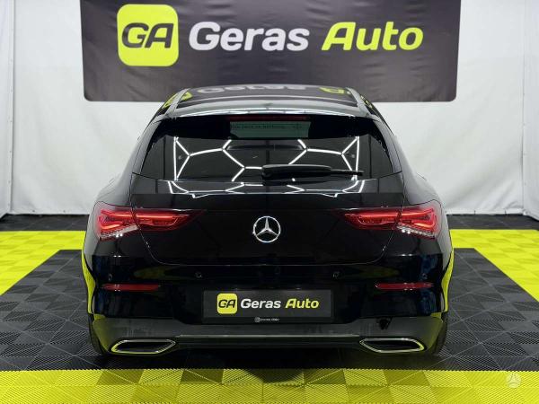 Black Mercedes-Benz CLA 180 2020 in Vilnius, with an engine capacity of 1.33 L and mileage of 57 thousand km for 19700 €, photo 5 on AUTOMOTO.COM.LV