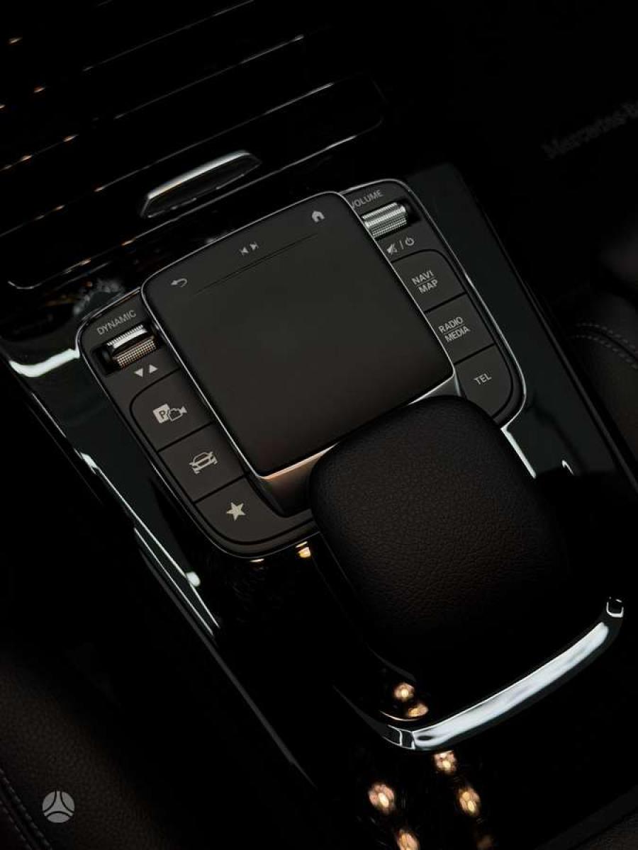 Black Mercedes-Benz CLA 180 2020 in Vilnius, with an engine capacity of 1.33 L and mileage of 57 thousand km for 19700 €, photo 25 on AUTOMOTO.COM.LV