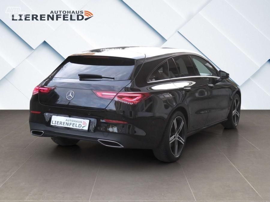 Black Mercedes-Benz CLA 180 2021 in Kaunas, with an engine capacity of 1.30 L and mileage of 11 thousand km for 27540 €, photo 4 on AUTOMOTO.COM.LV