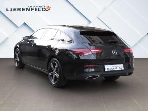 Black Mercedes-Benz CLA 180 2021 in Kaunas, with an engine capacity of 1.30 L and mileage of 11 thousand km for 27540 €, photo 5 on AUTOMOTO.COM.LV
