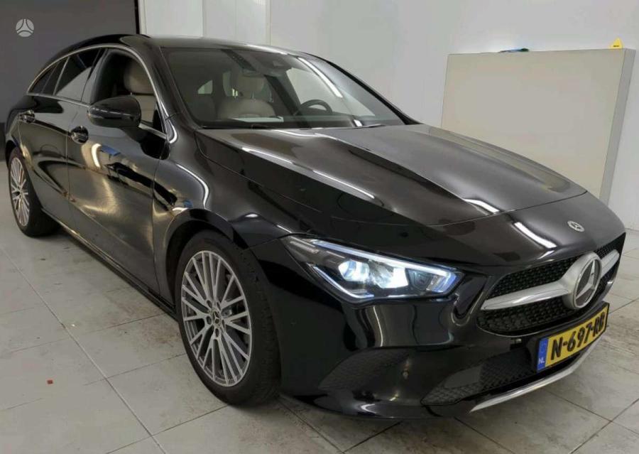 Black Mercedes-Benz CLA 180 2021 in Vilnius, with an engine capacity of 1.33 L and mileage of 162 thousand km for 20268 €, photo 15 on AUTOMOTO.COM.LV