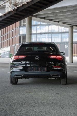 Black Mercedes-Benz CLA 180 2022 in Kaunas, with an engine capacity of 1.95 L and mileage of 101 thousand km for 18400 €, photo 9 on AUTOMOTO.COM.LV