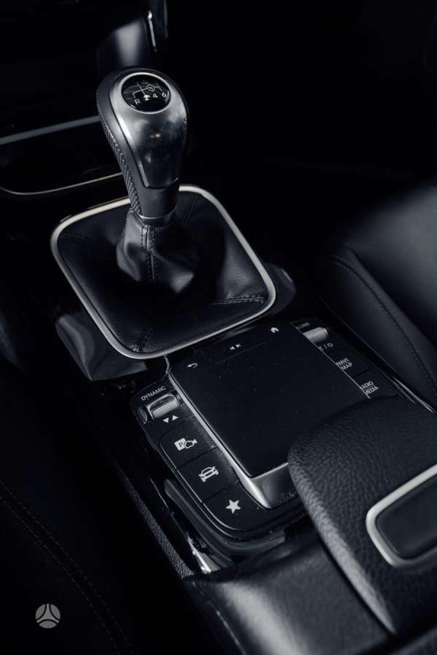 Black Mercedes-Benz CLA 180 2022 in Kaunas, with an engine capacity of 1.95 L and mileage of 101 thousand km for 18400 €, photo 19 on AUTOMOTO.COM.LV