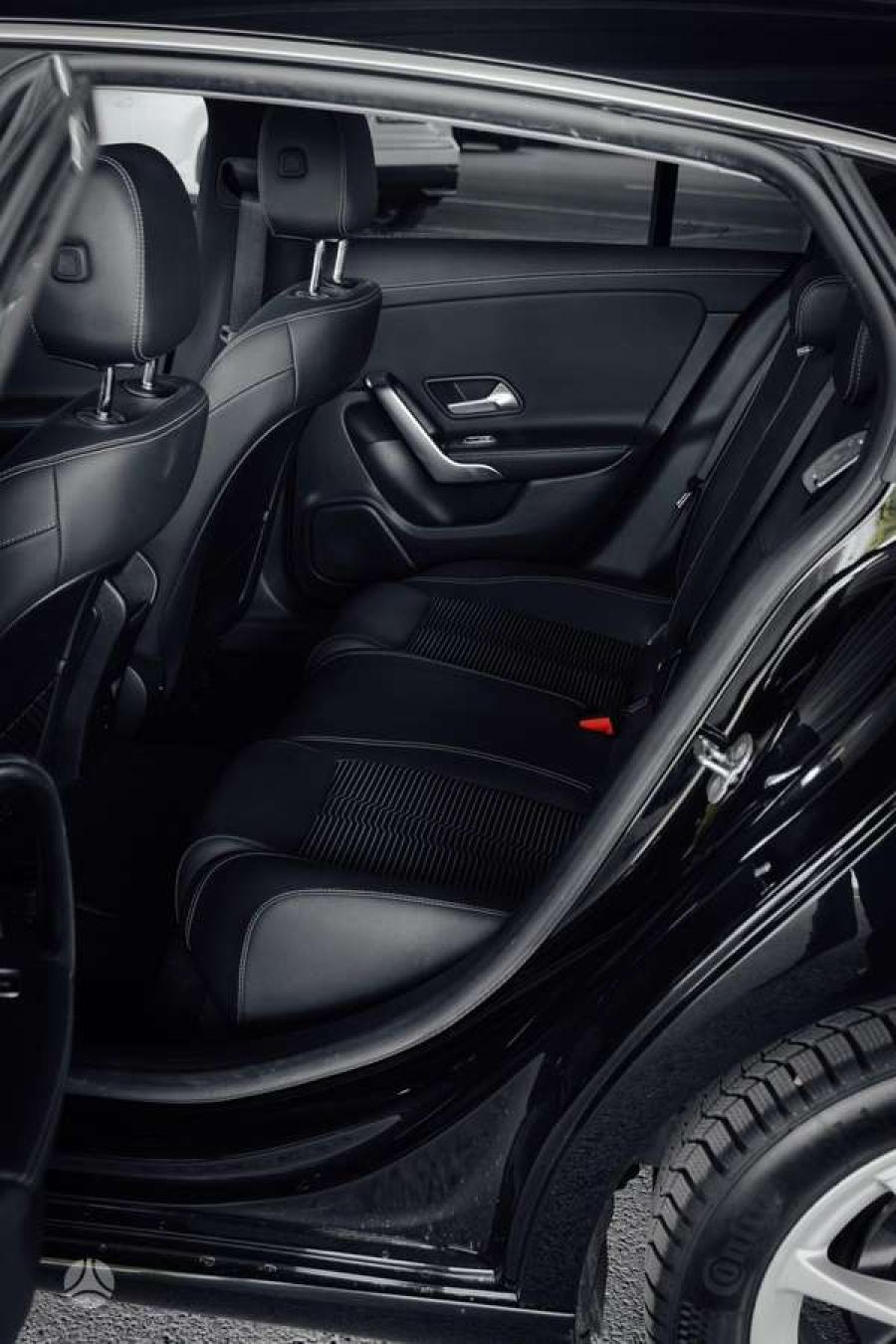 Black Mercedes-Benz CLA 180 2022 in Kaunas, with an engine capacity of 1.95 L and mileage of 101 thousand km for 18400 €, photo 24 on AUTOMOTO.COM.LV