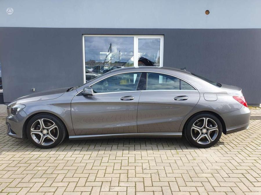 Grey Mercedes-Benz CLA 180 2014 in Taurage, with an engine capacity of 1.50 L and mileage of 127 thousand km for 11500 €, photo 6 on AUTOMOTO.COM.LV
