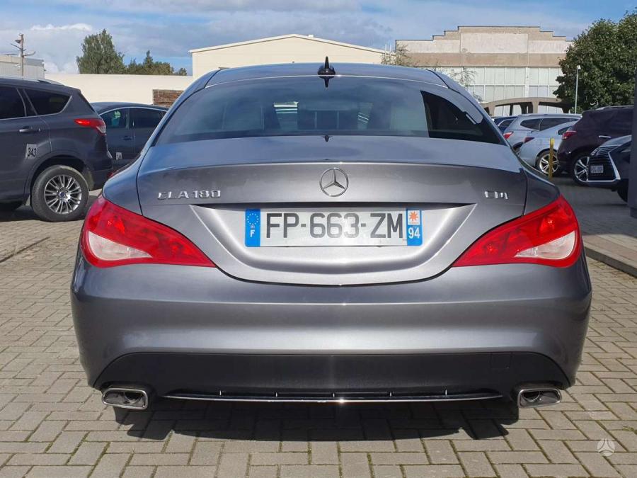 Grey Mercedes-Benz CLA 180 2014 in Taurage, with an engine capacity of 1.50 L and mileage of 127 thousand km for 11500 €, photo 9 on AUTOMOTO.COM.LV