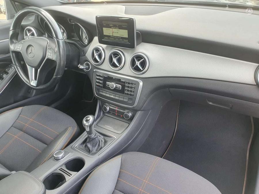 Grey Mercedes-Benz CLA 180 2014 in Taurage, with an engine capacity of 1.50 L and mileage of 127 thousand km for 11500 €, photo 23 on AUTOMOTO.COM.LV