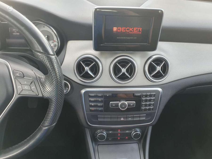 Grey Mercedes-Benz CLA 180 2014 in Taurage, with an engine capacity of 1.50 L and mileage of 127 thousand km for 11500 €, photo 26 on AUTOMOTO.COM.LV