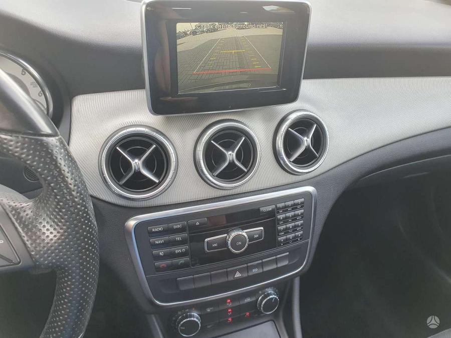 Grey Mercedes-Benz CLA 180 2014 in Taurage, with an engine capacity of 1.50 L and mileage of 127 thousand km for 11500 €, photo 30 on AUTOMOTO.COM.LV