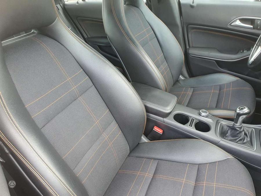 Grey Mercedes-Benz CLA 180 2014 in Taurage, with an engine capacity of 1.50 L and mileage of 127 thousand km for 11500 €, photo 38 on AUTOMOTO.COM.LV
