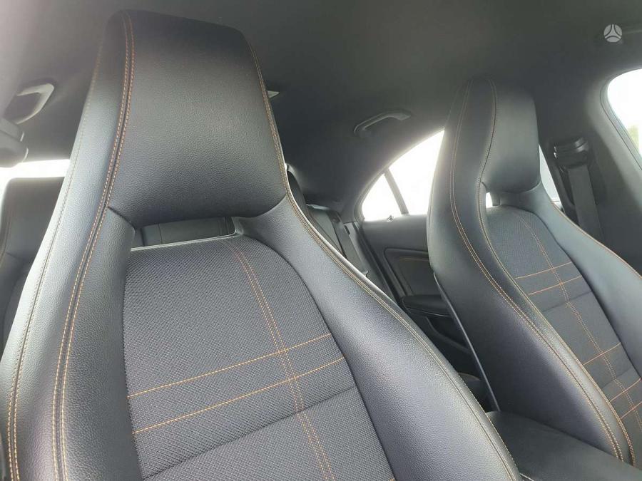 Grey Mercedes-Benz CLA 180 2014 in Taurage, with an engine capacity of 1.50 L and mileage of 127 thousand km for 11500 €, photo 39 on AUTOMOTO.COM.LV