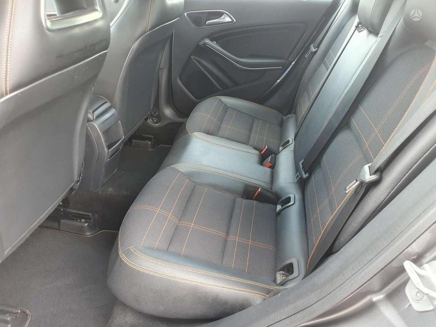 Grey Mercedes-Benz CLA 180 2014 in Taurage, with an engine capacity of 1.50 L and mileage of 127 thousand km for 11500 €, photo 40 on AUTOMOTO.COM.LV