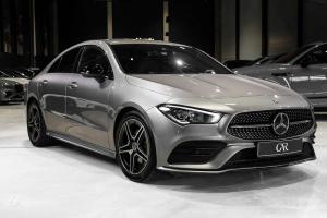 Grey Mercedes-Benz CLA 180 2019 in Riga, with an engine capacity of 1.33 L and mileage of 93 thousand km for 26900 €, photo 4 on AUTOMOTO.COM.LV