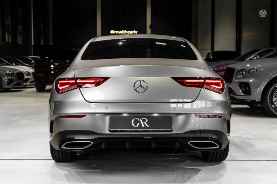 Grey Mercedes-Benz CLA 180 2019 in Riga, with an engine capacity of 1.33 L and mileage of 93 thousand km for 26900 €, photo 6 on AUTOMOTO.COM.LV