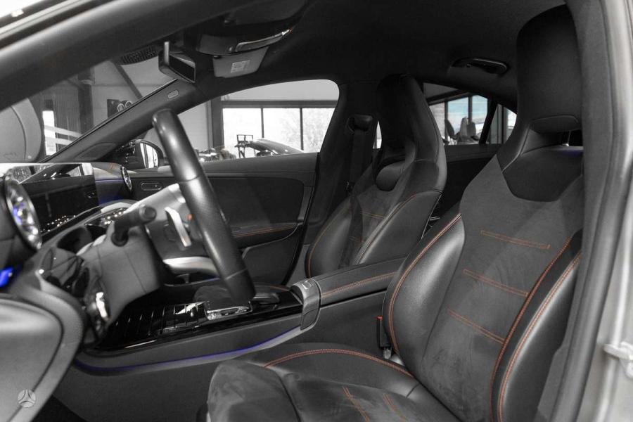 Grey Mercedes-Benz CLA 180 2019 in Riga, with an engine capacity of 1.33 L and mileage of 93 thousand km for 26900 €, photo 9 on AUTOMOTO.COM.LV