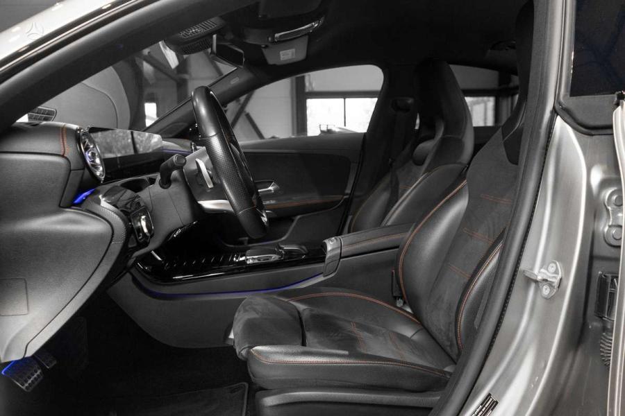 Grey Mercedes-Benz CLA 180 2019 in Riga, with an engine capacity of 1.33 L and mileage of 93 thousand km for 26900 €, photo 10 on AUTOMOTO.COM.LV