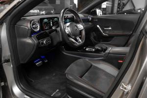 Grey Mercedes-Benz CLA 180 2019 in Riga, with an engine capacity of 1.33 L and mileage of 93 thousand km for 26900 €, photo 12 on AUTOMOTO.COM.LV